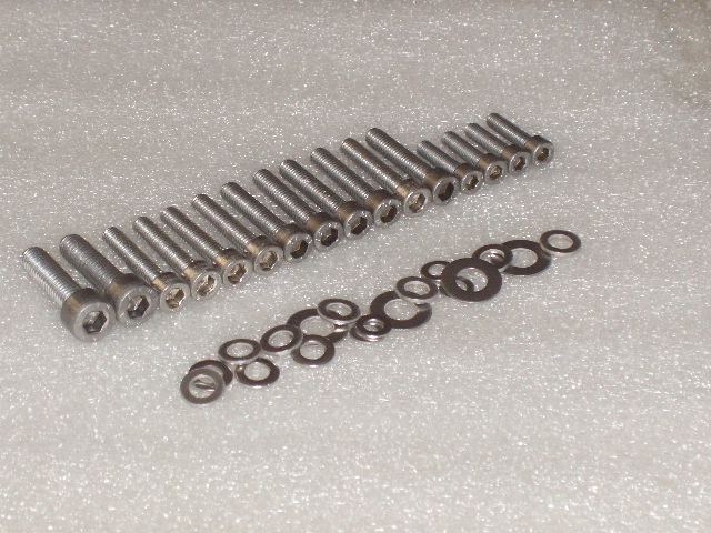 BMW R1100GS Stainless Engine / Gearbox Casings Allen Screws upgrade kit ...