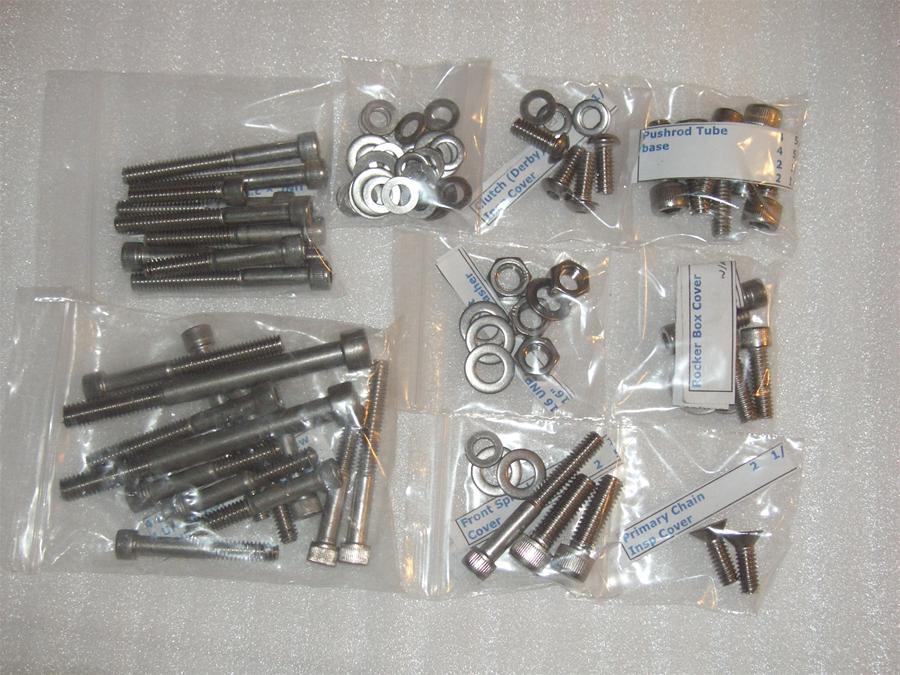 Buell S1 Lightning Engine Stainless Screw Kit - Stig Fasteners Ltd
