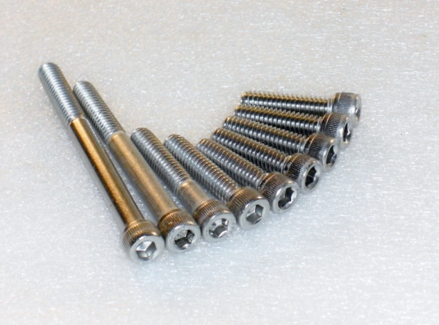 Triumph pre-unit 5T, 6T, T110, T120 Stainless Gearbox Cover Screw Kit ...