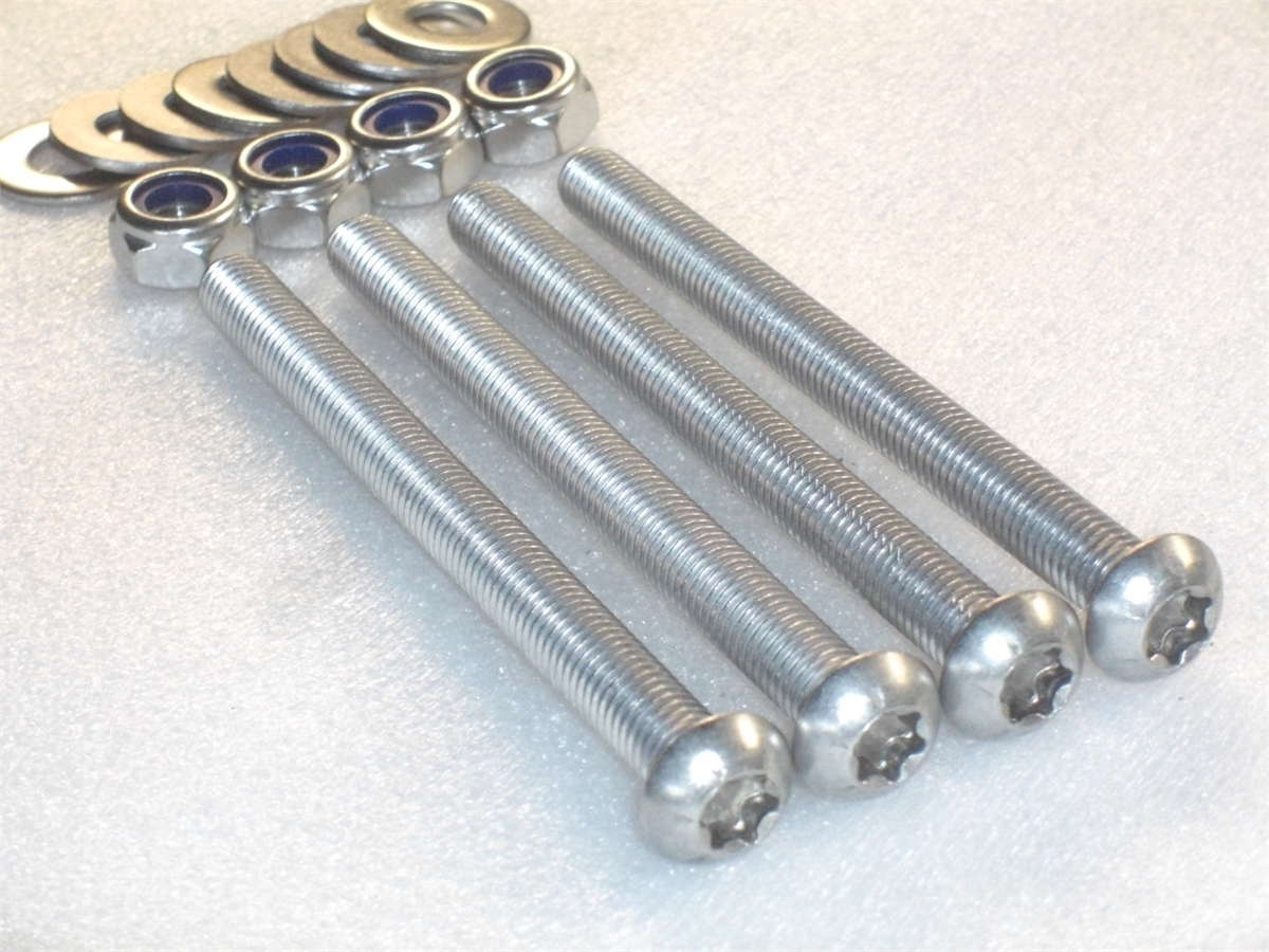 Defender Crossmember-to-Chassis Stainless TORX Screws / Nuts set of 4 ...