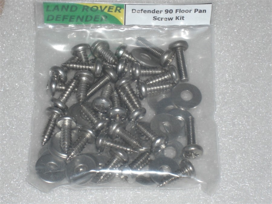 Land Rover Defender 90/110 Floor Pan Screw Kit - Stig Fasteners Ltd