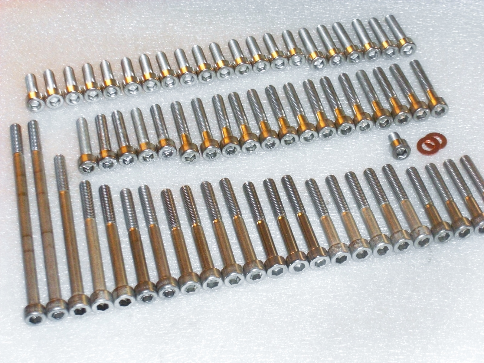 Suzuki GSX1300R Hayabusa Engine Covers Stainless Socket Capscrews kit ...
