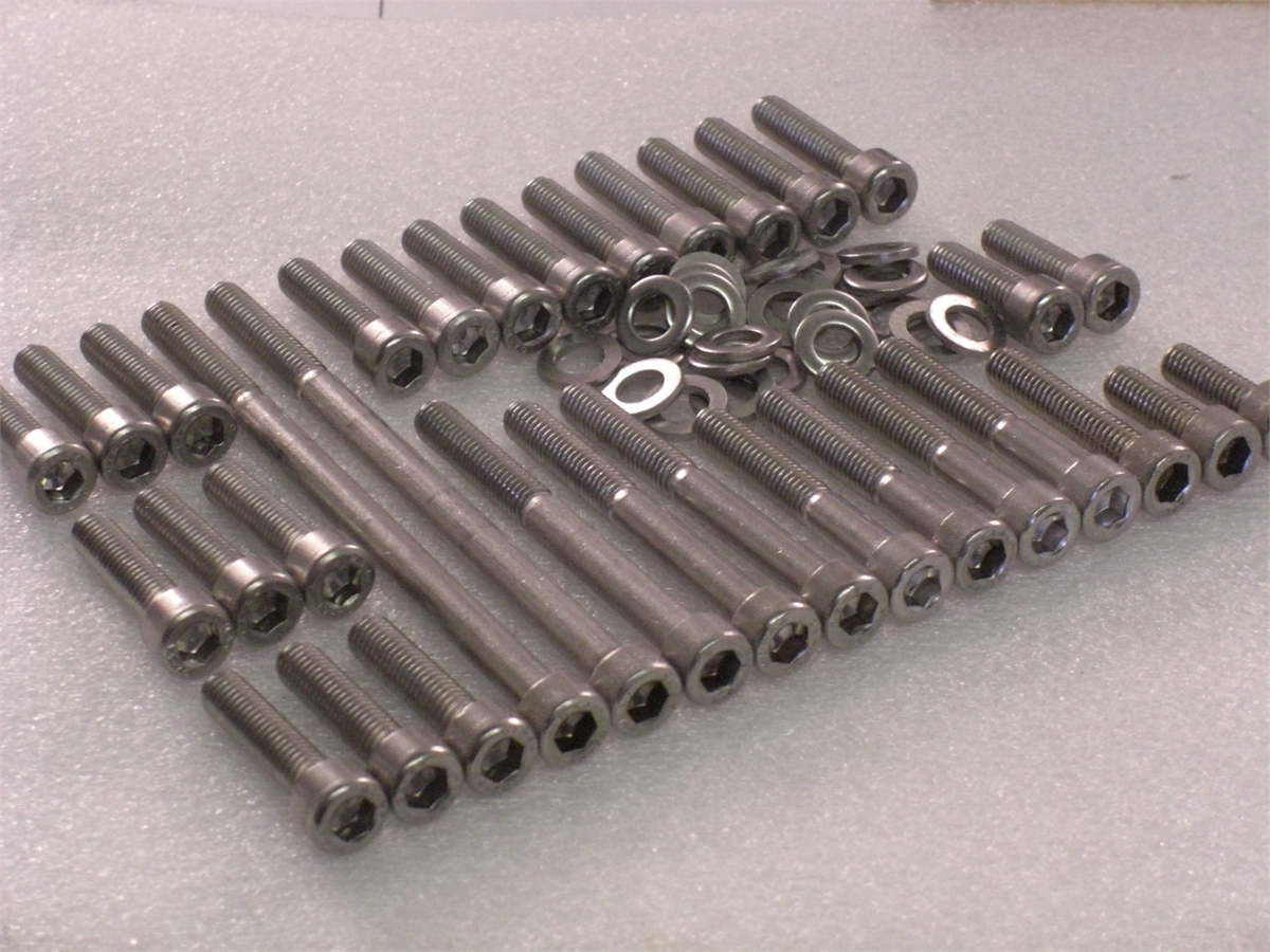 Kawasaki VN800 Engine Covers Stainless Allen Screw Dress-Up Kit - Stig ...