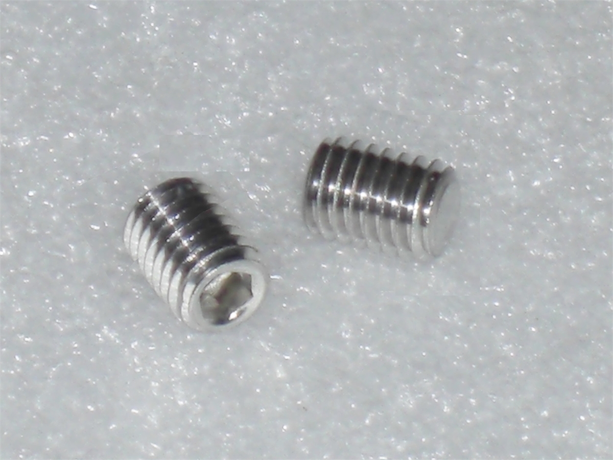M2 x 5 Socket Setscrew Flat Point DIN 913 A2 - Stig Fasteners Ltd