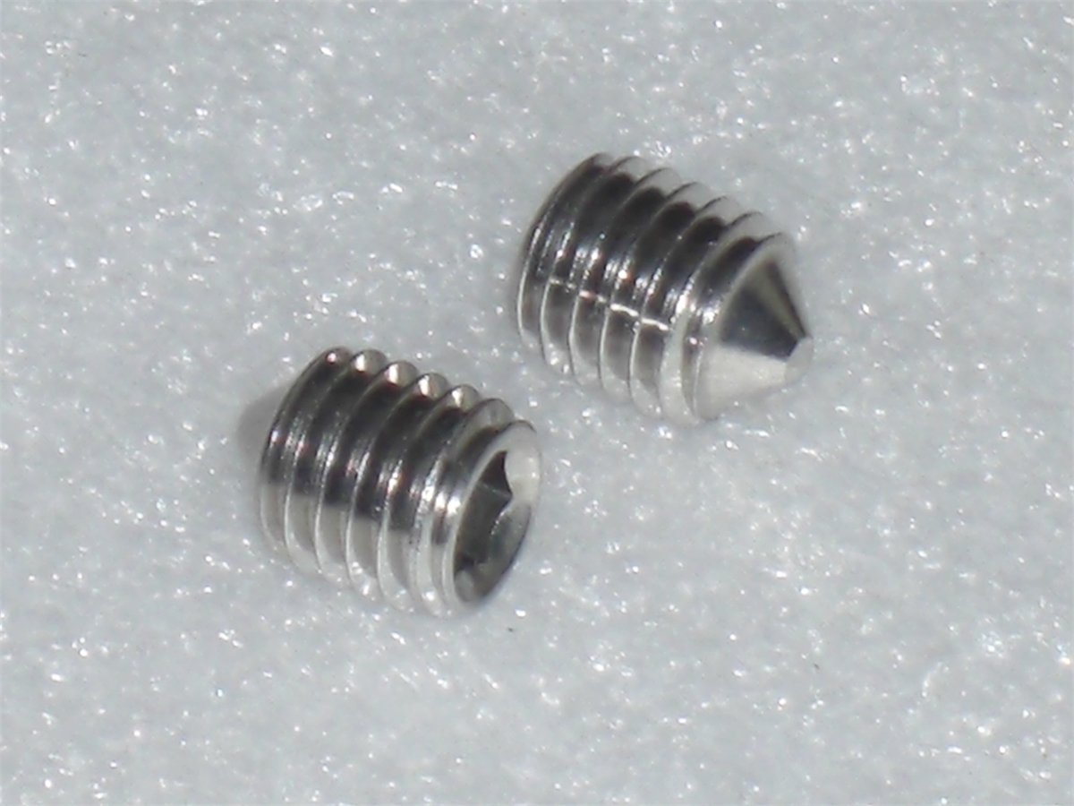M8 x 6 Socket Setscrew Cone Point DIN 914 A2 - Stig Fasteners Ltd